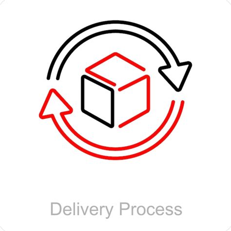 Premium Vector Delivery Process And Processing Icon Concept