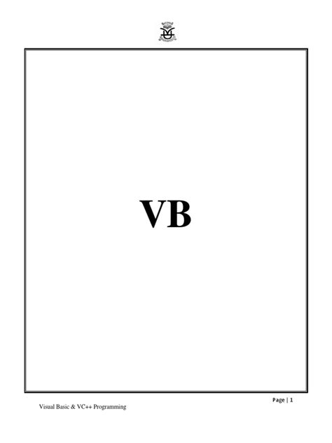 Visual Basic Programming Examples Pdf