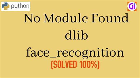 Face Recognition Dlib Python Module Youtube