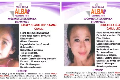 Activan Protocolo Alba Por Desaparición De Madre E Hija En Cozumel