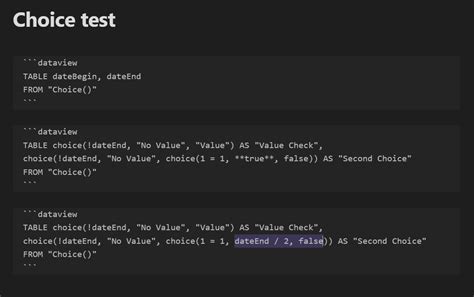 Choice In Dataview Evaluates All Conditions Expected Behaviour