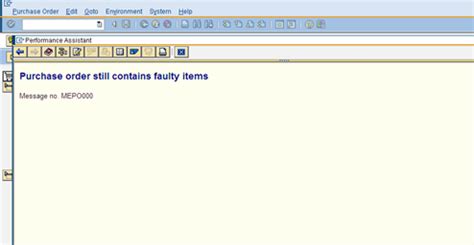 Solved Purchase Order Still Contains Faulty Items SAP Community
