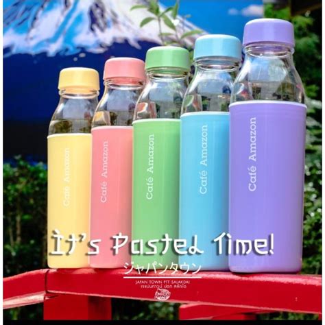 ขวดน้ำ อเมซอน พาสเทล 16 ออนซ์ Summer Water Bottle Shopee Thailand