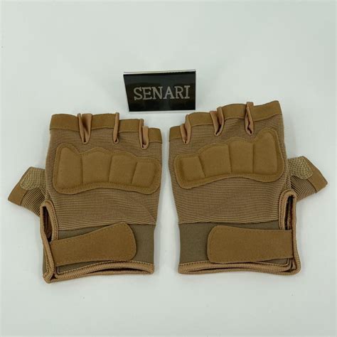 S 1339 サバゲー Mサイズ ハーフタクティカルグローブ 薄型プロテクター付 メルカリ