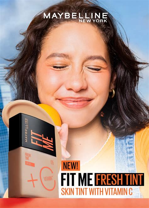 Maybelline Fit Me Fresh Tint With Vitamin C Skin Tint Brightening Sunscreen Spf 50 Pa Bb