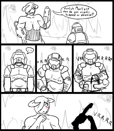 Post 5937002 Cyberdemon DeadBrainNSFW DOOM Doomguy HDoom Rule 63