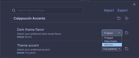 Latte Flavor Is Not Selectable · Issue 53 · Catppuccinobsidian · Github