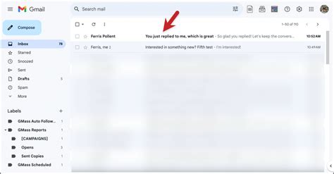Triggered Emails In Gmass Send When A Prospect Is In Their Inbox