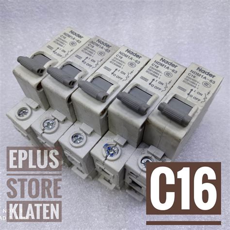 MCB Nader NDB1 63 C16 Original Used Miniature Circuit Breaker 16A MB12 Lazada Indonesia