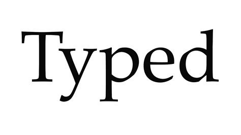 how to pronounce typed youtube
