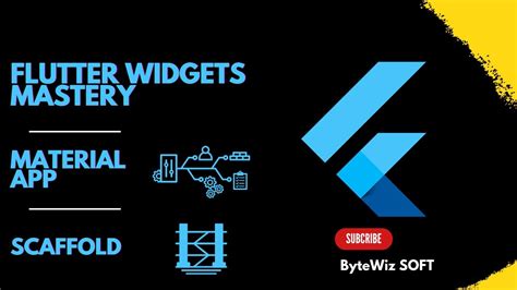Mastering Flutter Widgets Building Material Apps With Scaffold Flutter Tutorial Youtube