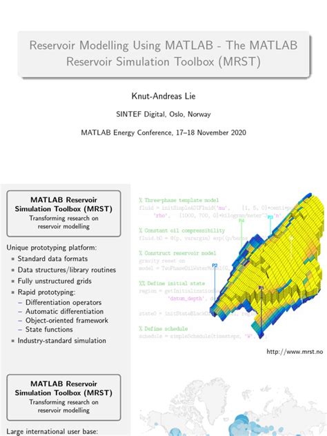 An Overview Of The Matlab Reservoir Simulation Toolbox Mrst
