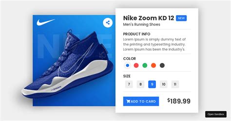 Sefyudemproduct Card Using Html Css Codesandbox