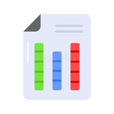 graphical representation of a business report modern vector of data
