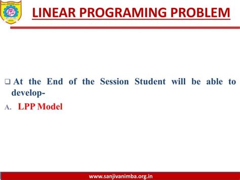 13 Ds Case 1 Lpp Model Formulation Ppt