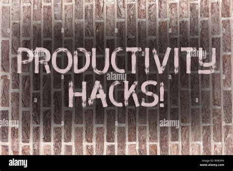 Word Writing Text Productivity Hacks Business Photo Showcasing Hacking
