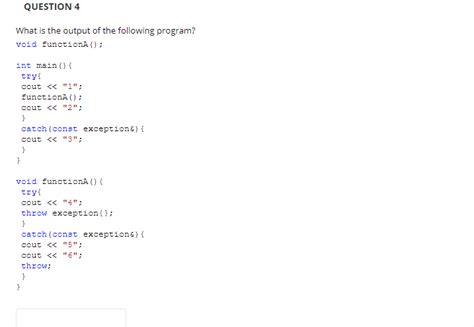 Solved Question 1 10 Points Save Answer What Is The Output