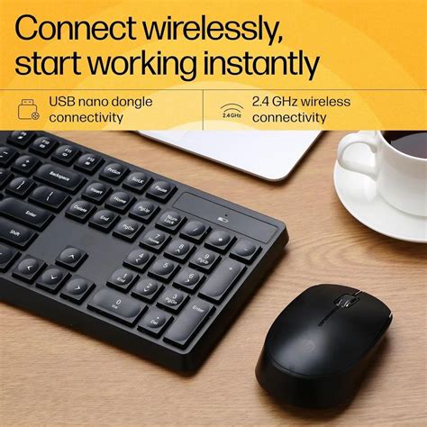 Hp Cs10 Wireless Keyboard Mouse Combo At ₹ 1300 Set Keyboard And Mouse Combo In Bengaluru Id