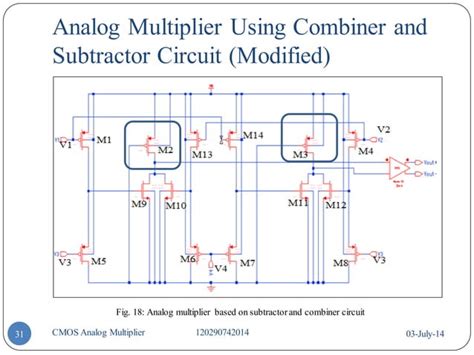 Cmos Analog Multiplier In Deep Sub Micron Technology Ppt