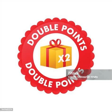 프로모션 디자인을위한 빨간색 이중 포인트가있는 플랫 아이콘입니다 벡터 일러스트 디자인 2루타에 대한 스톡 벡터 아트 및 기타 이미지 2루타 가리키기 상여금 Istock