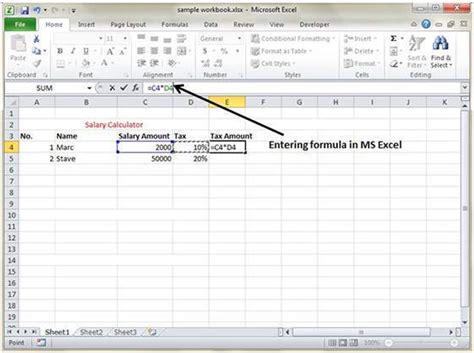 How To Insert Data In Ms Excel Worksheet