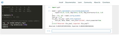 Try To Get Pyhf To Run In Pyolite Jupyterlite · Issue 1775 · Scikit