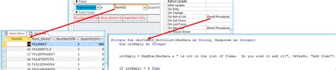Populating A Combo Box With A New Value Data Control Llc