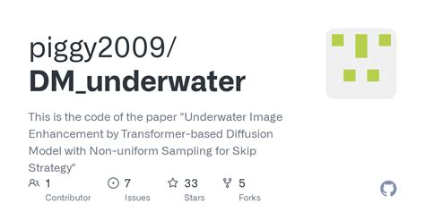 Github Piggy Dm Underwater This Is The Code Of The Paper Underwater Image Enhancement By