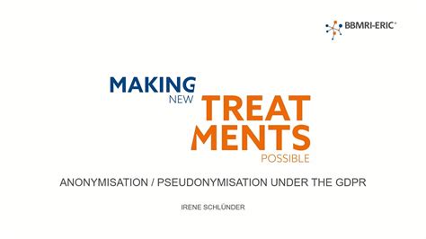 Elsi Dialogues The Difference Between Anonymisation And Pseudonymisation Youtube