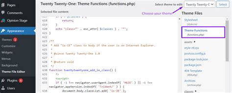 How To Edit Code In Wordpress Html Css Php Easywp