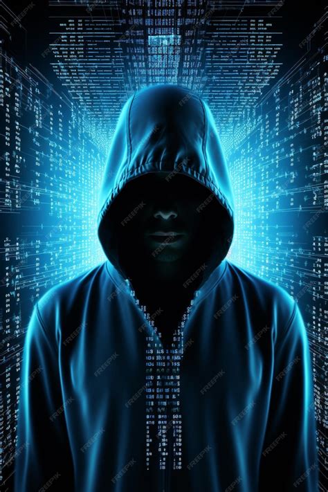 Premium Ai Image Masked Man Hacker Portrait Hd 8k Wallpaper Stock