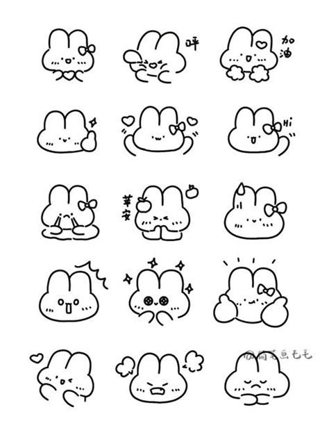 兔子简笔画怎么画好看图片又好看（流行11张） 简笔画图片大全