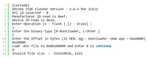 Tmdsice3359 Loading Binary To Spi Flash Processors Forum