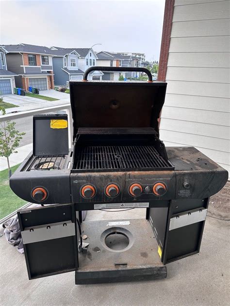 Master Chef Grill Turismo 4 Burner Convertible Bbq With Side Burner Home And Furniture On Carousell