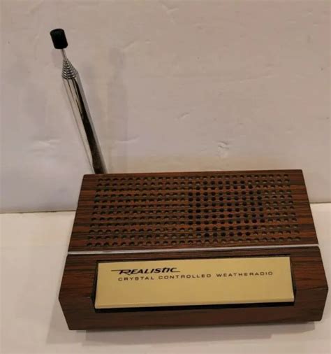 Vintage Realistic Crystal Controlled Weather Radio Model 12 141 Tested And Works £1637 Picclick Uk