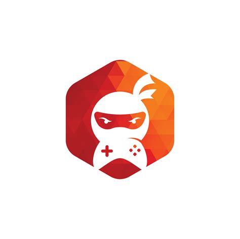 Ninja Game Logo Design Ninja Gaming Logo Images Stock Vectors Ninja Game Pad Logo Design Icon