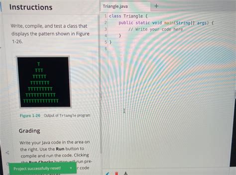 Solved Instructions Trianglejava 1 Class Triangle 2
