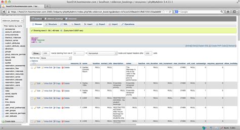 Little Scale Using Mysql To Batch Update Resources In Phpscheduleit 2x
