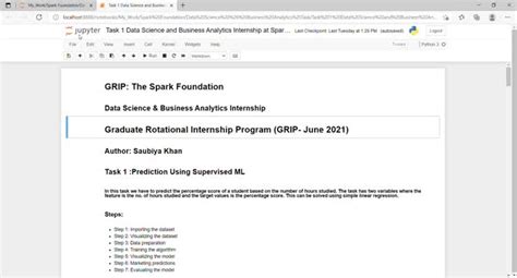 Video Saubiya Khan On Linkedin Task1 Gripjun21 Datascience
