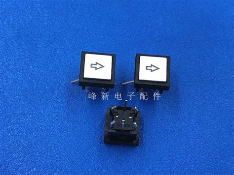 Taiwan 6 Pin 10 Red Light Touch Switch Small Button With Arrow Symbol Hat Switch Shopee