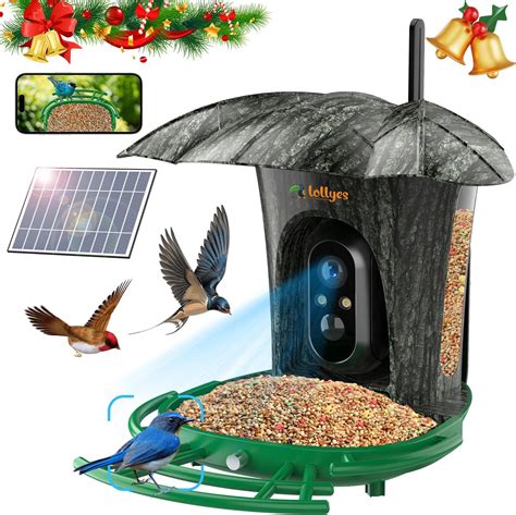 Amazon NUOTUN Smart Bird Feeder Camera With Solar Bird Watching