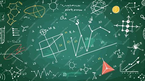 Abstract Background With Mathematical Formulas And Graphs Premium Ai Generated Vector