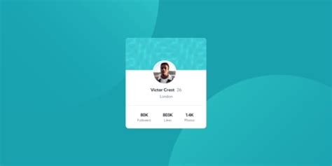 Frontend Mentor Profile Card Made With React And Tailwindcss Coding Challenge Solution