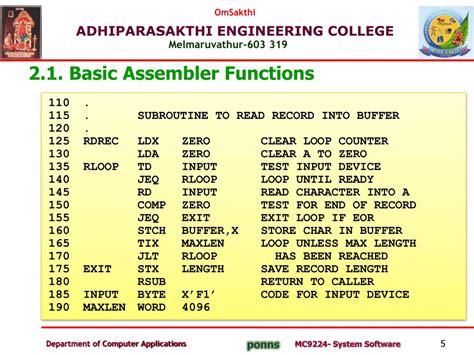 ppt unit ii assembler powerpoint presentation free download id