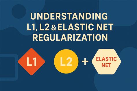 Mastering Regularization In Linear Regression L1 L2 And Elastic Net