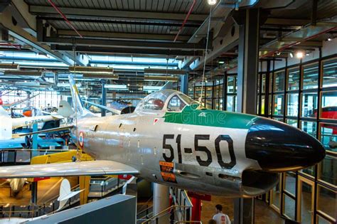 Interior Of The Aviation Museum In Berlin Exhibition Aircraft Of World War Ii Editorial