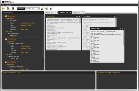 Manusnc Cnc Post Processor