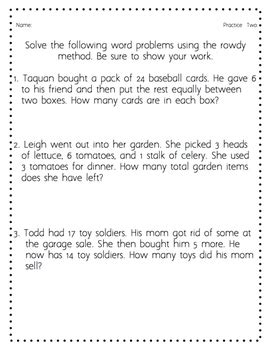 Multiple Step Word Problem Power Pack By Out Of The Box Creations
