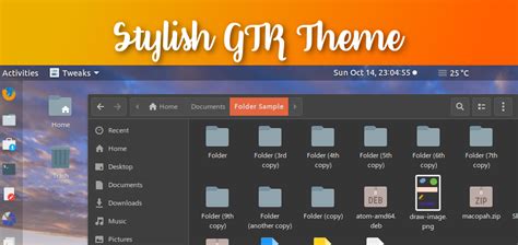 A Clean GTK Theme Specially Designed For Laptop And Desktop