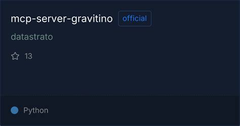 mcp server for apache gravitino glama